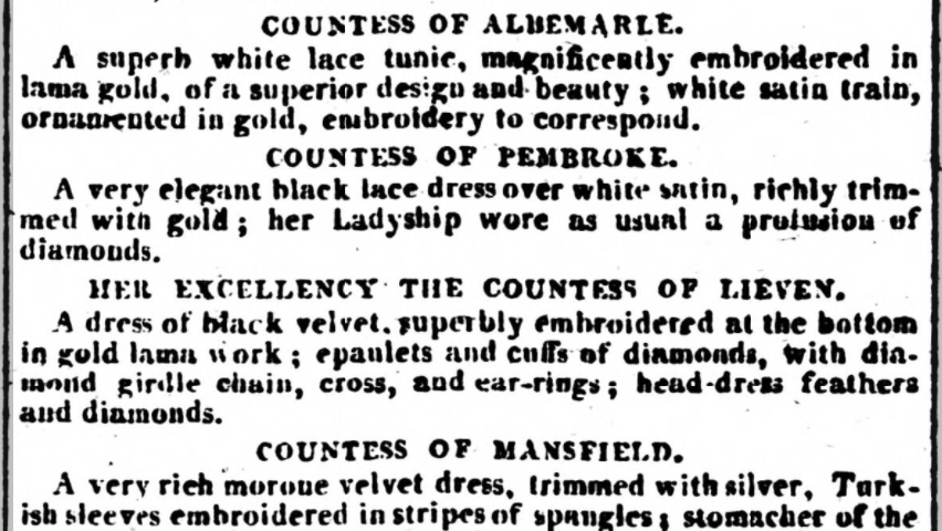 Princess Lieven in Fancy-Dress? Part II – Sarah J. Hodge